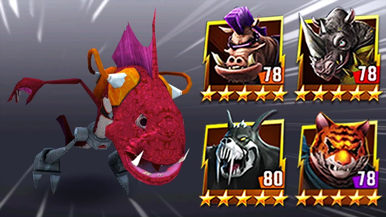 TMNT Legends Fishface, Bebop, Tiger Claw, Rocksteady, Rahzar - YouTube
