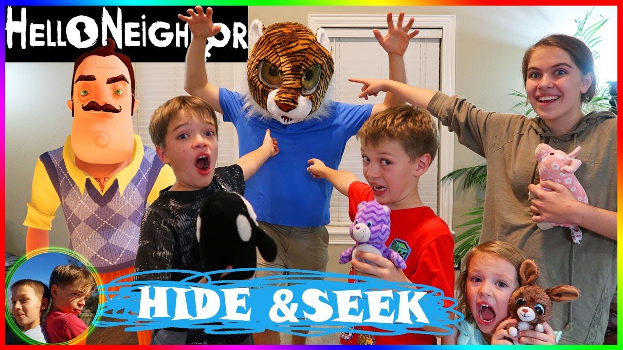 Hello Neighbor: Hide & Seek In Real Life! NEW GAME / Steel Kids - YouTube