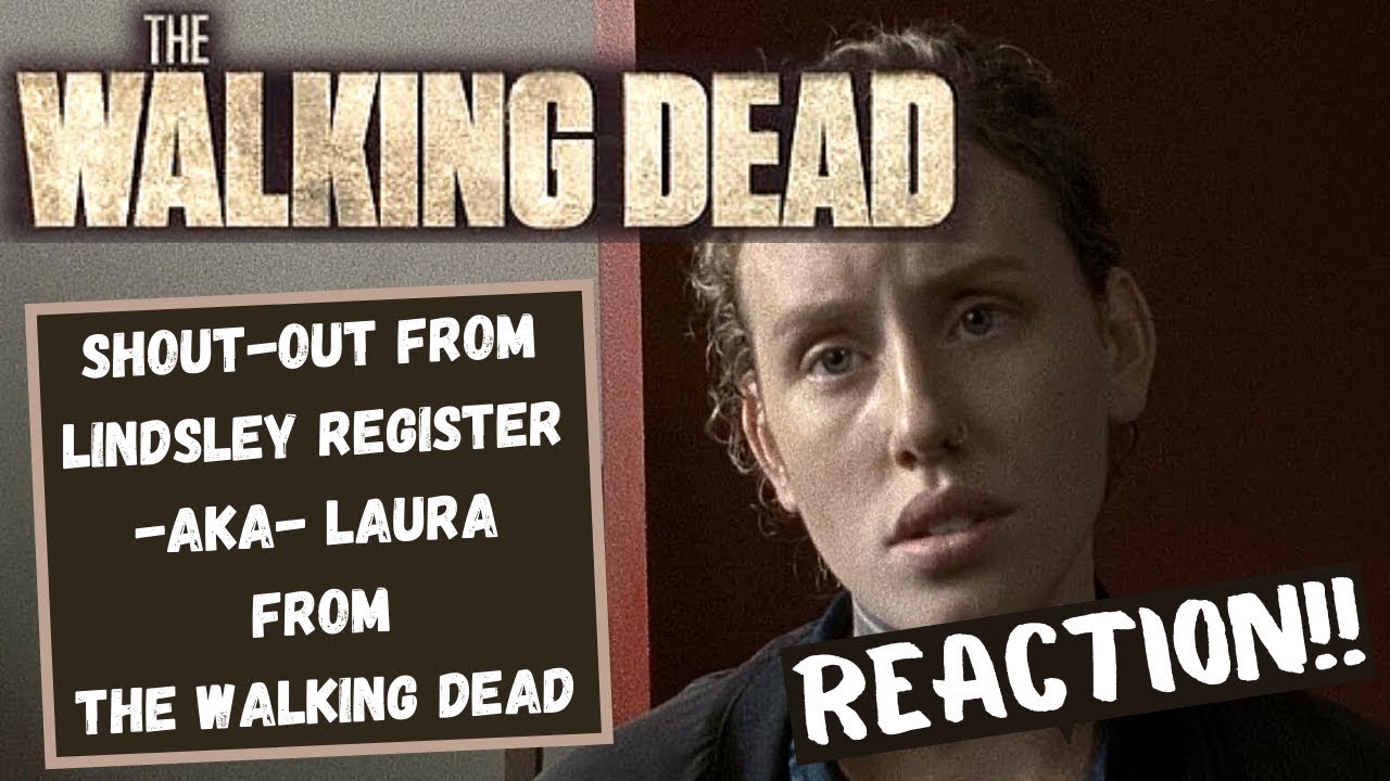 We Got A Shout Out From Lindsley Register -aka- Laura from The Walking ...