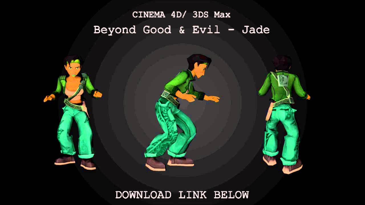 Cinema 4D/ 3DS Max | Beyond Good & Evil Jade Model Download - YouTube