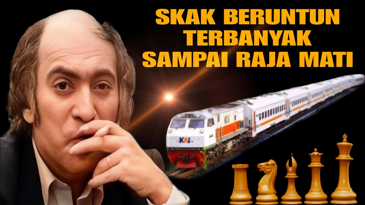 SKAK BERUNTUN TERBANYAK SEPANJANG PERMAINAN CATUR DUNIA ️Mikhail Tal vs ...