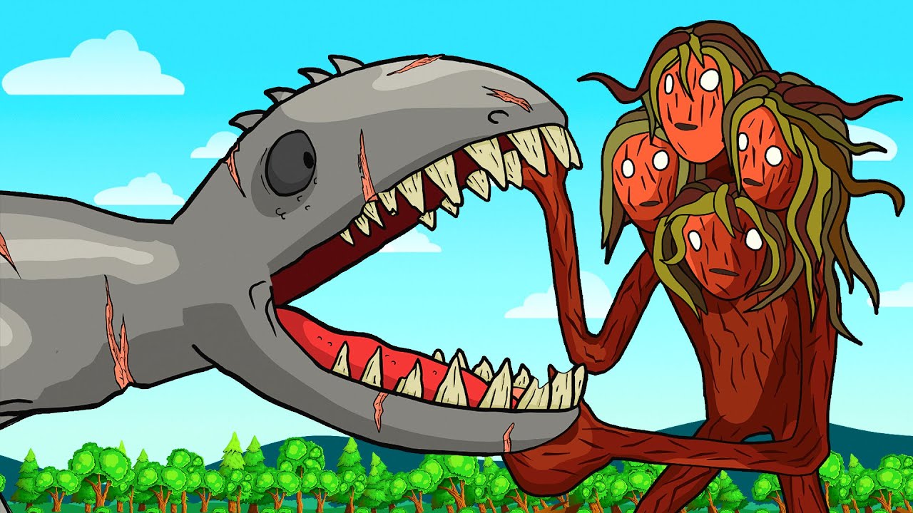 BEHEMOTH VS TREE HEAD! (Cartoon Animation) - YouTube