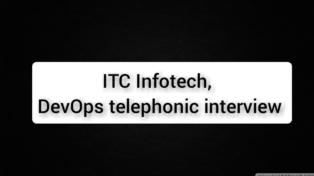 Devops Telephonic Interview Youtube