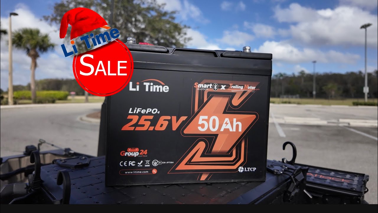 BUDGET LifePO4 battery with Bluetooth capabilities!!! Litime 24v 50ah ...