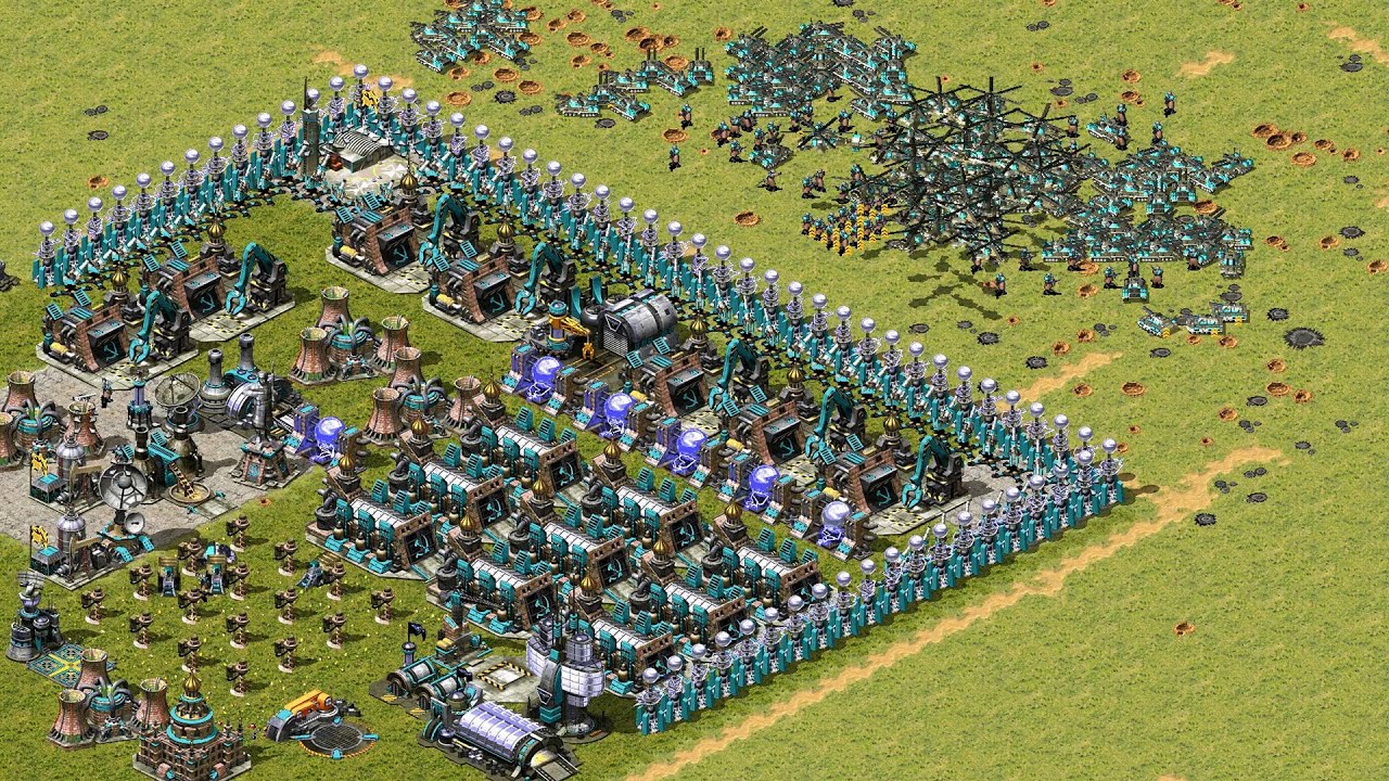 Red Alert 2 Advande Defence With Many Tesla Coil Very Good - YouTube