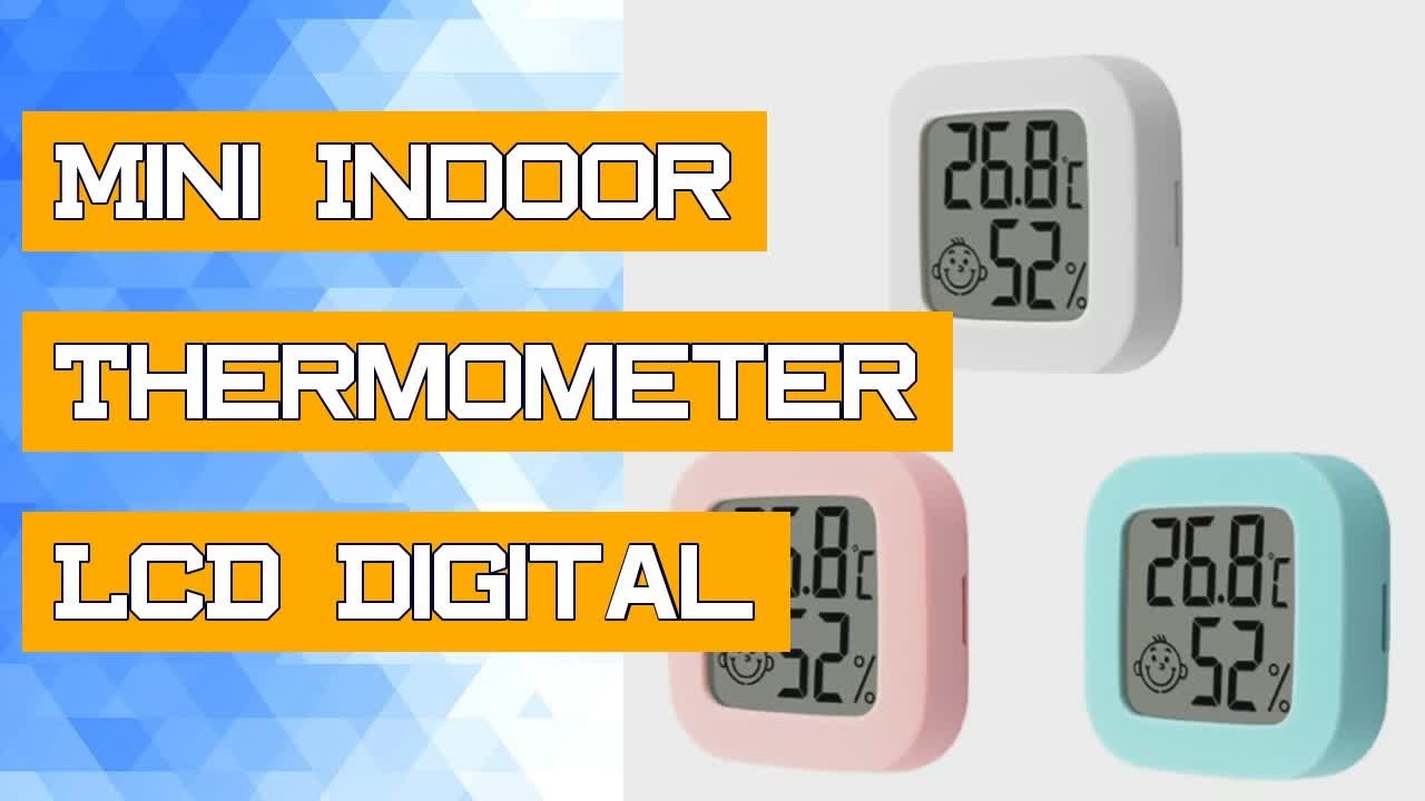 Mini Indoor Thermometer LCD Digital Temperature Room Hygrometer Gauge ...