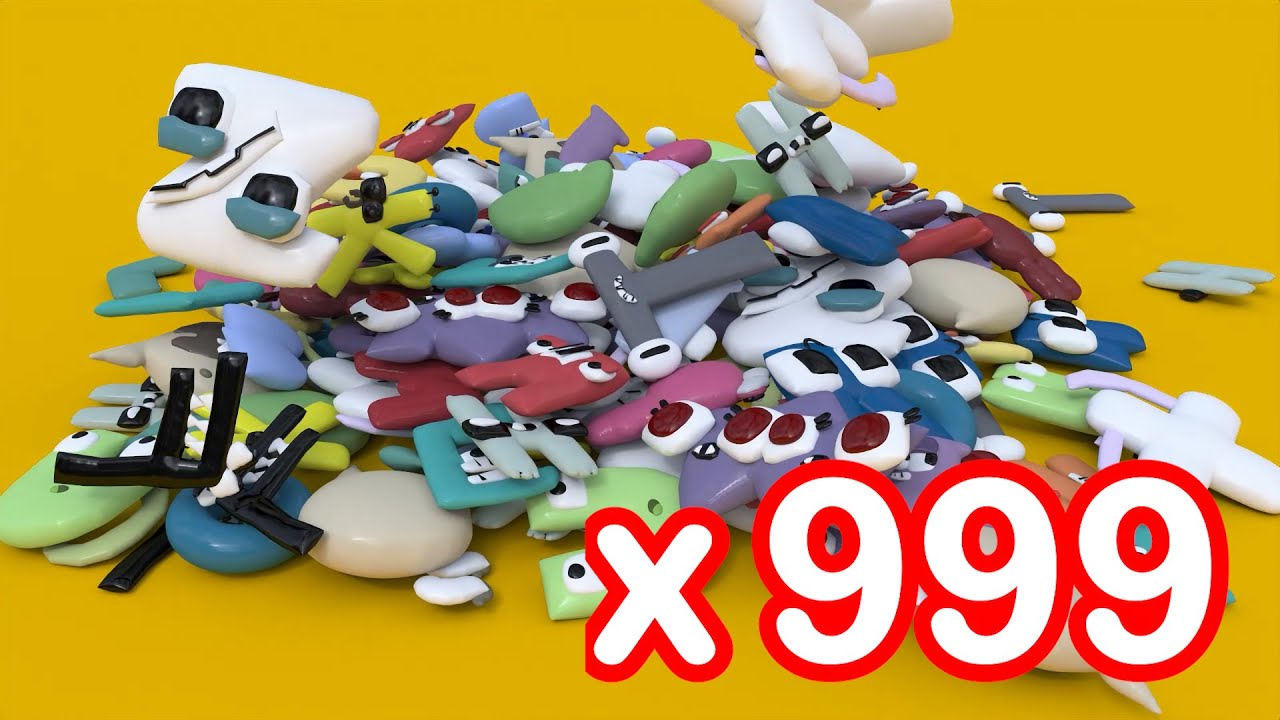 Alphabet Lore But Everyone Falls (Speed 999X) - YouTube
