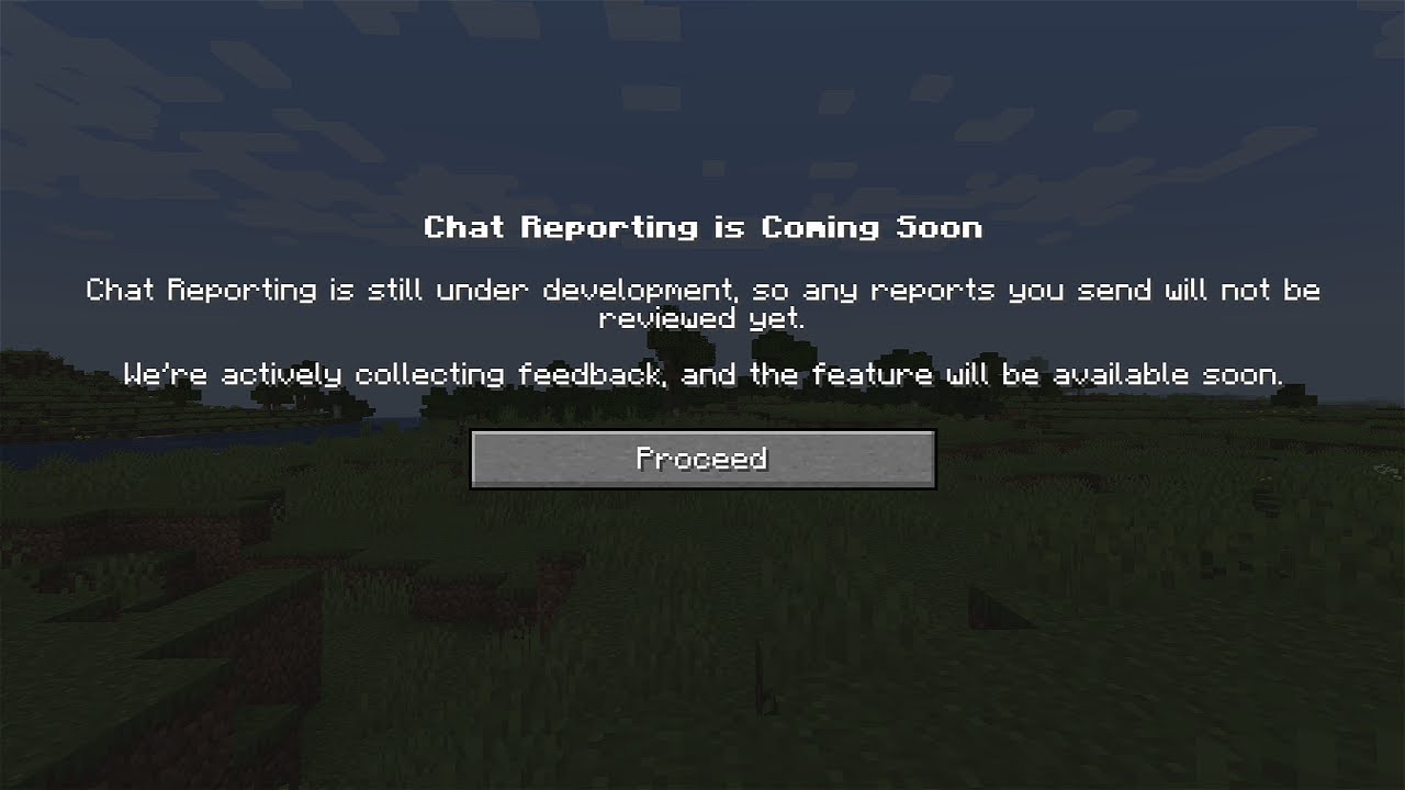 Minecraft's New Chat Report System... - YouTube