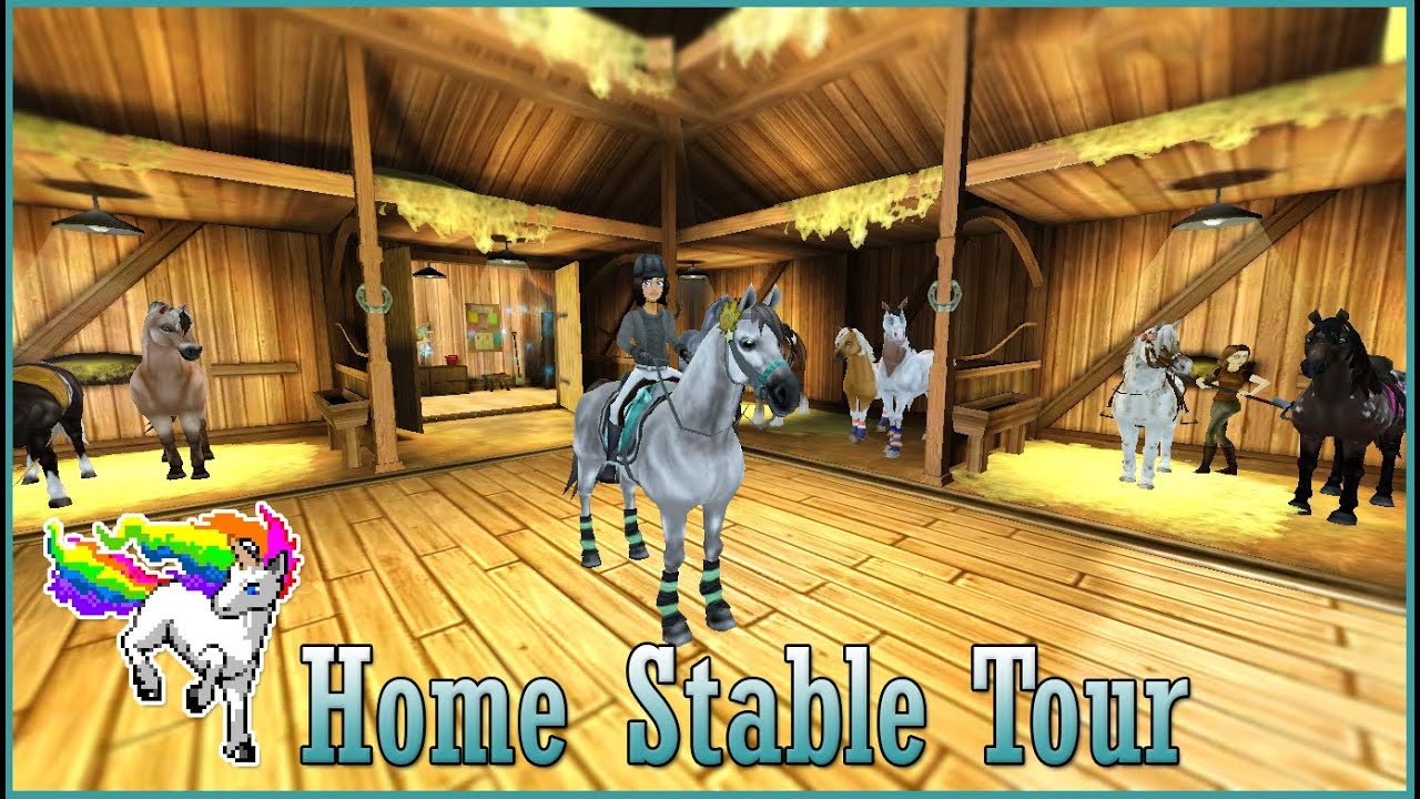 Home stable tour - YouTube