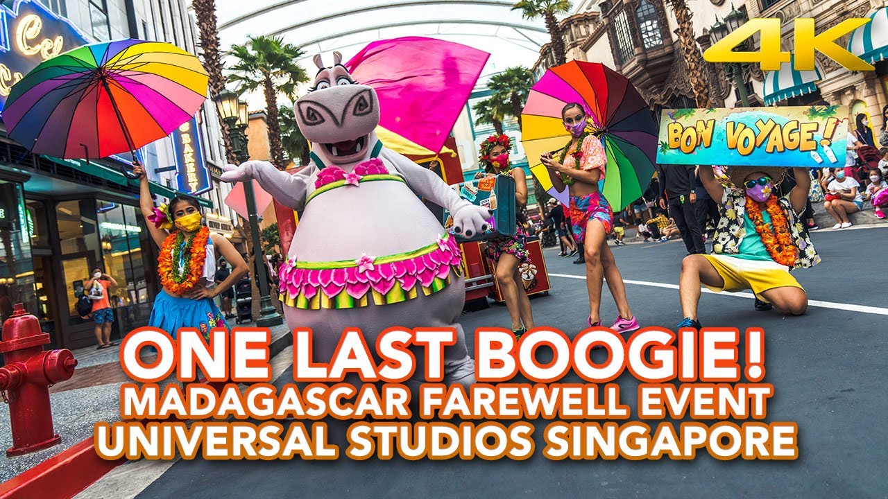 ONE LAST BOOGIE! Madagascar farewell event at Universal Studios ...