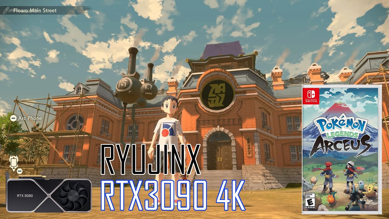Pokémon Legends: Arceus / RTX 3090 4K ultra / Switch emulator for PC ...