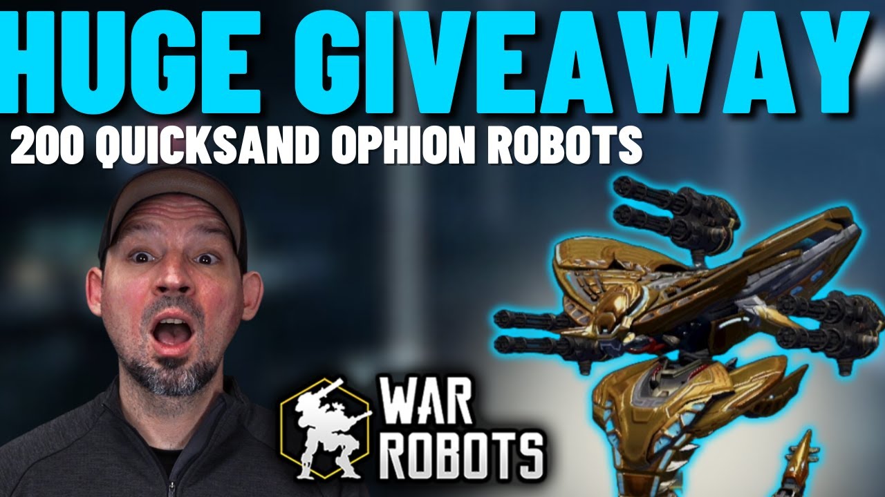 War Robots Huge Quicksand Ophion Giveaway | War robots giveaway Danny ...