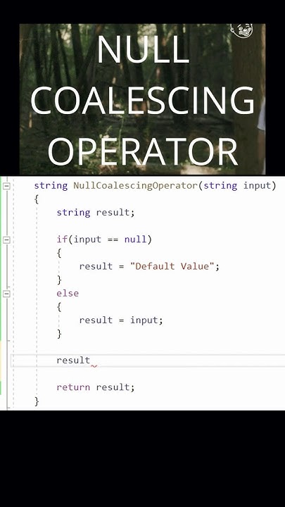Null-Coalescing Operator for Cleaner Code! - YouTube