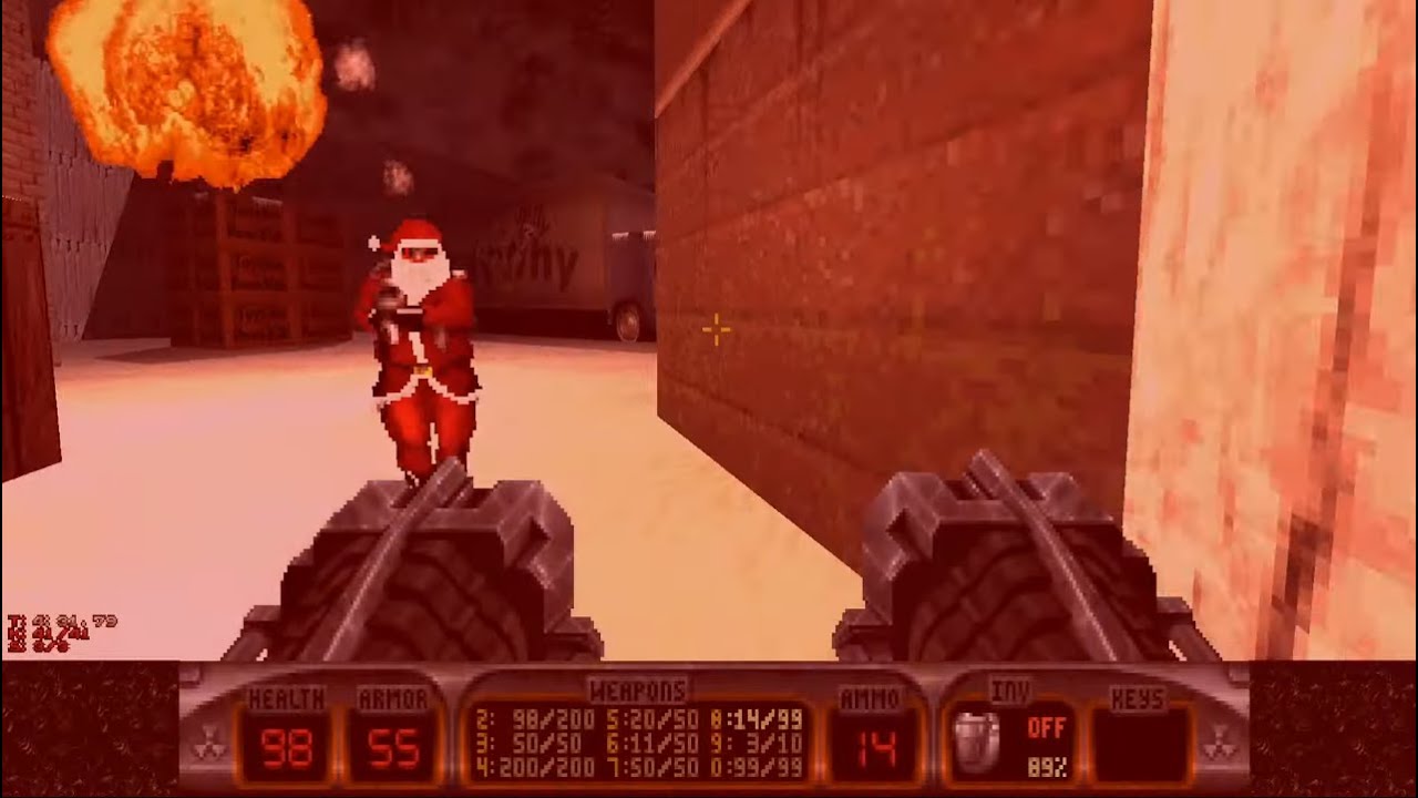 Duke Nukem 3D: Nuclear Winter - PC - L7: Here Comes The Santa Claws ...