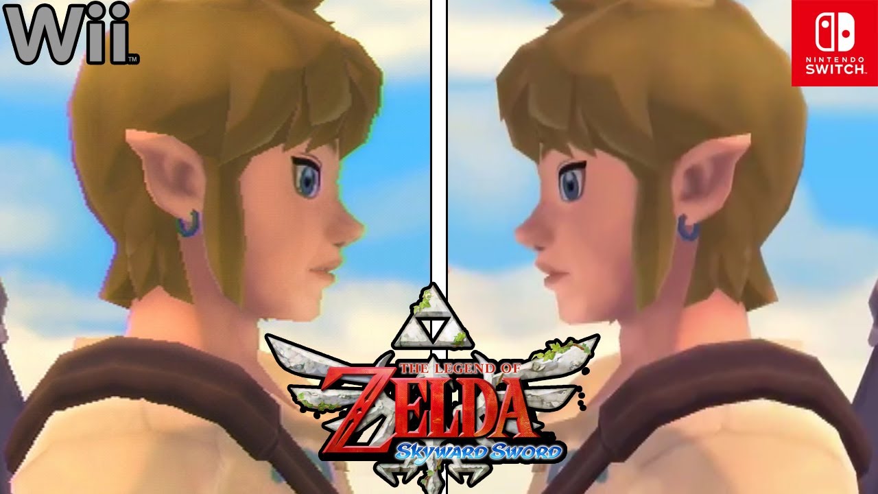 Skyward Sword VS Skyward Sword HD - Graphics Comparison (Wii Vs ...