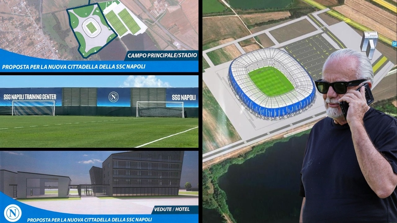CENTRO SPORTIVO SSC NAPOLI a Castel Volturno: vi sveliamo il PROGETTO ...