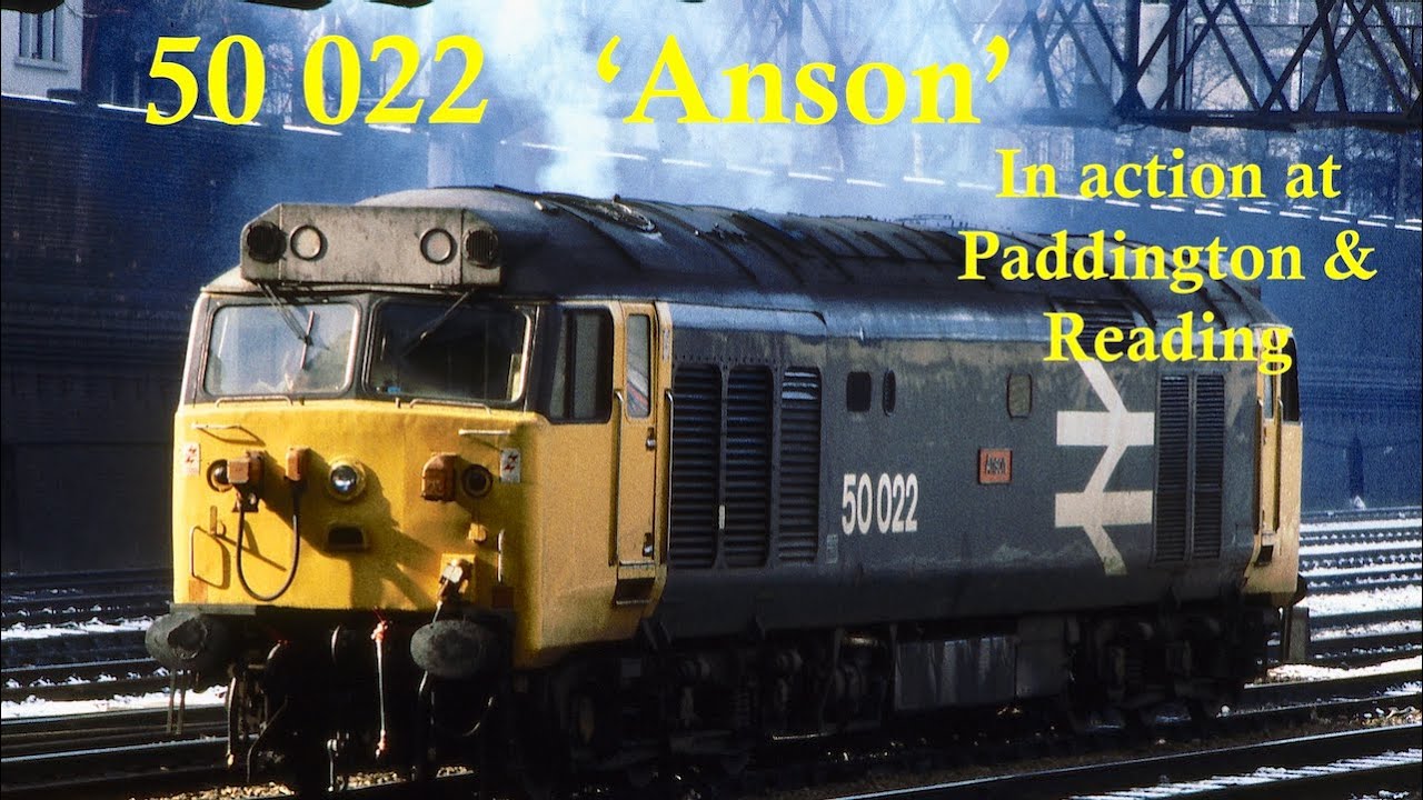 Trains in the 1980s - Class 50s - 50 022 Anson - YouTube