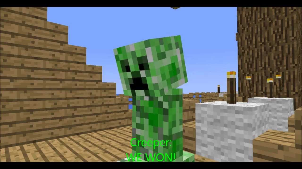Minecraft mini Movie Creeper crew - YouTube