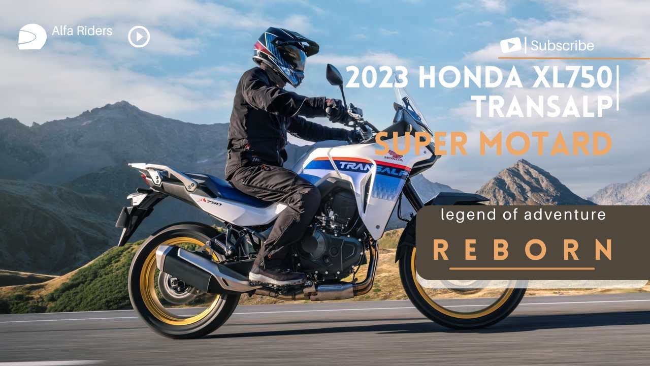 2023 Honda XL750 Transalp super motard - YouTube