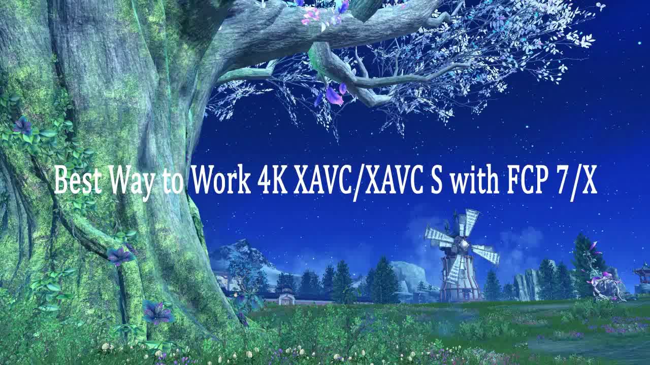 Best Way to Work 4K XAVC S with FCP 7 or FCP X - YouTube