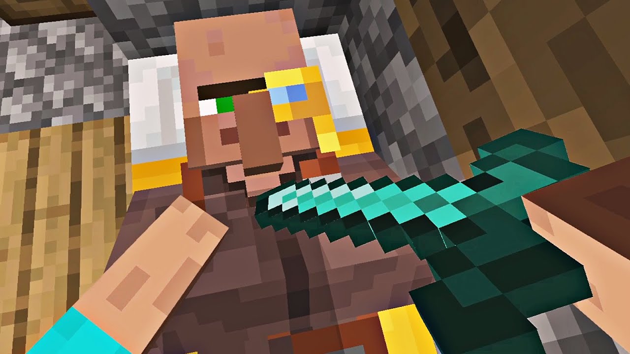 Rich villager - Minecraft VR - YouTube