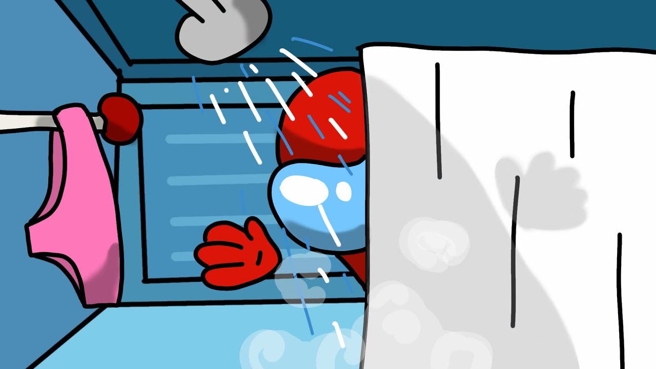 the GIRL in the BATHROOM - AMONG US - YouTube