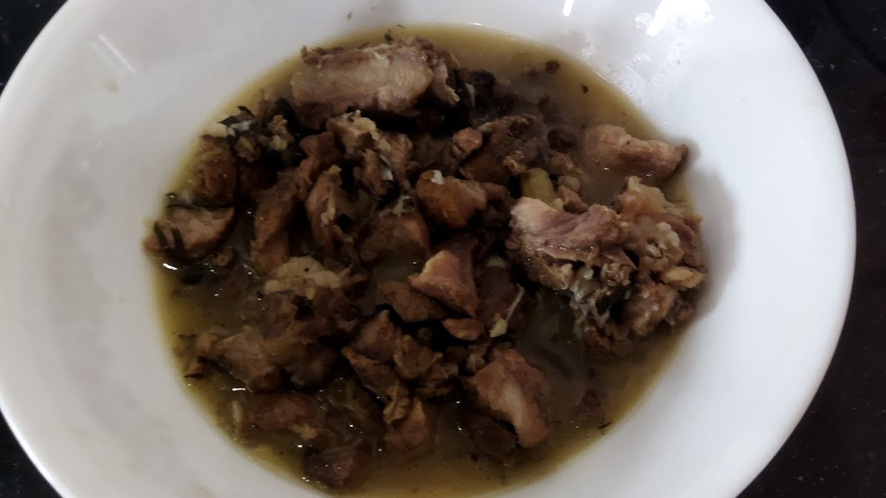 Kasam Babi/How To Cook Pork Soup/ Cara Manduk kasam Babi - YouTube