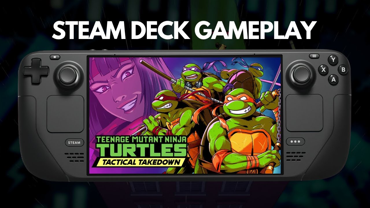 Teenage Mutant Ninja Turtles: Tactical Takedown | Steam Deck Gameplay - YouTube