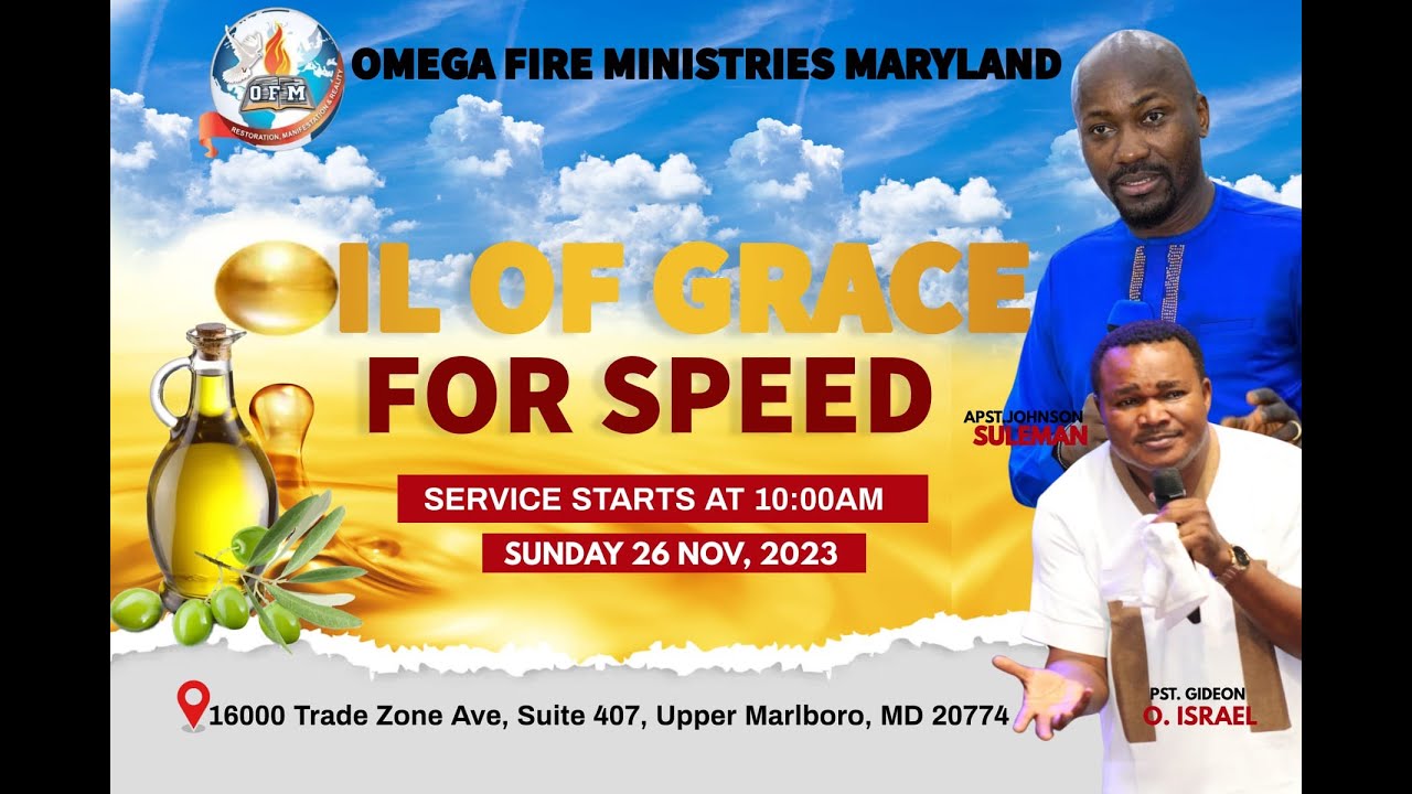 OFM Maryland, USA | Sunday Service | Sunday, November 26, 2023 | Theme ...