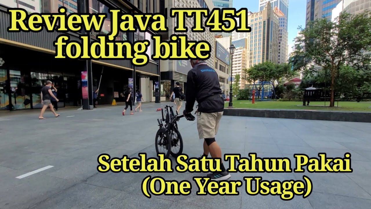 Review Sepeda Lipat Java Folding Bike TT451 Setelah Satu Tahun Pakai ...