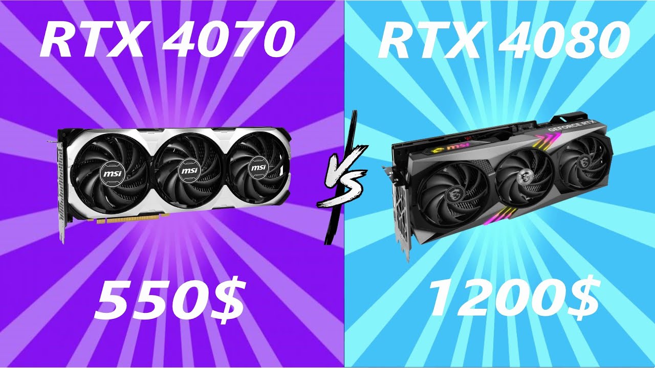 RTX 4070 VS 4080! Which One Should You Buy? - YouTube