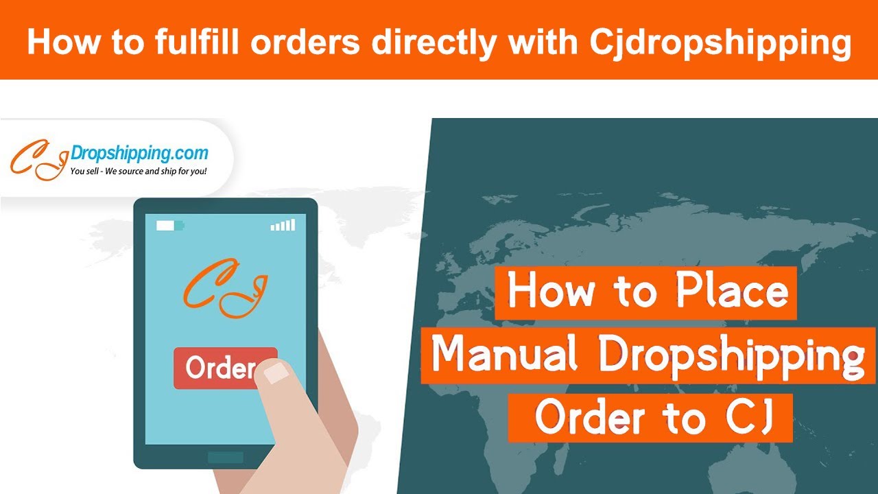 How to place manually order on Cjdropshipping | How to fulfill manual orders on Cjdropshipping ...