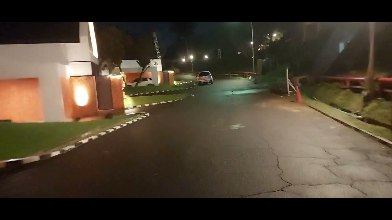 view malam hari di villa patra semarang - YouTube
