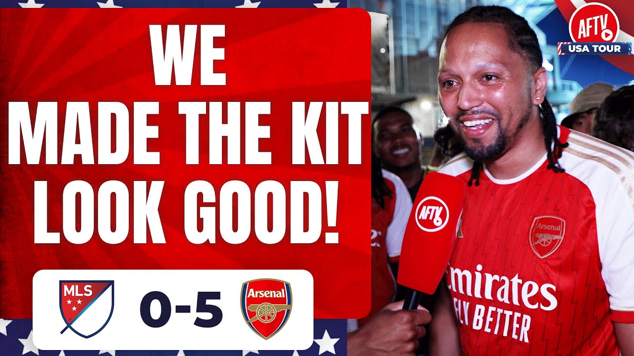 MLS All-Stars 0-5 Arsenal | That Performance Made The Kit Look Good ...