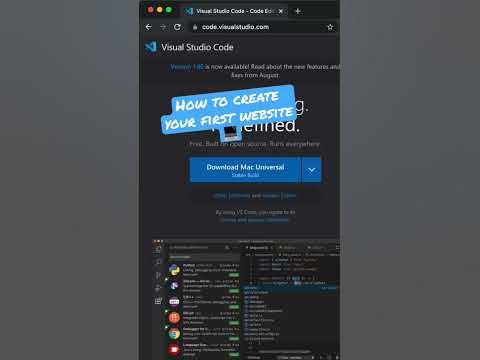 How to create your first website💻 #coding #website #webdev #code # ...
