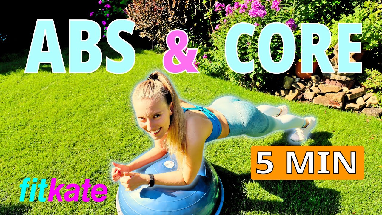 5 Min ABS & Core Workout | Bosu Ball | No repeat | No Break - YouTube