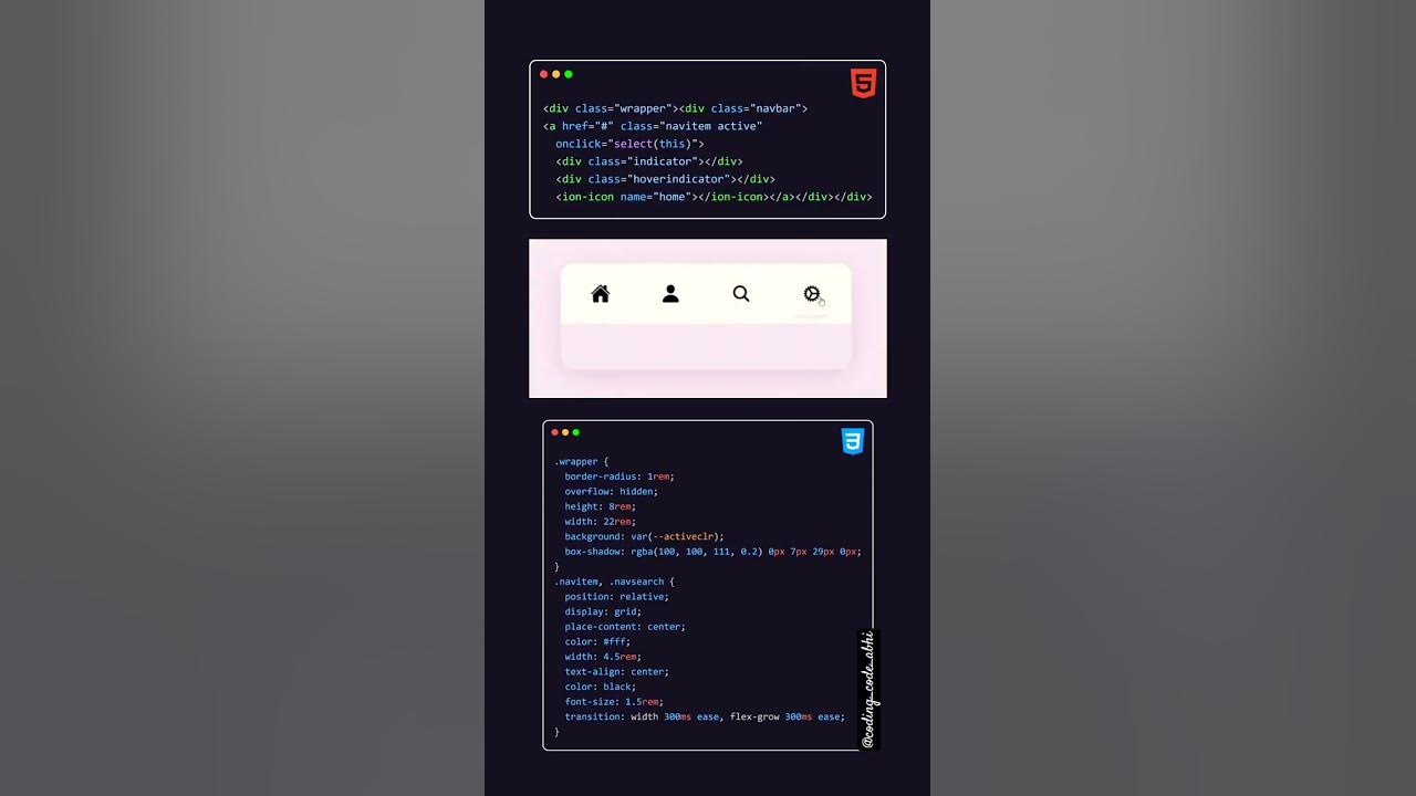 Css Animated Menu🚀🚀🚀🚀 Css Htmlcss Html5css3 Csstips Animation Programmer Csstrick Youtube