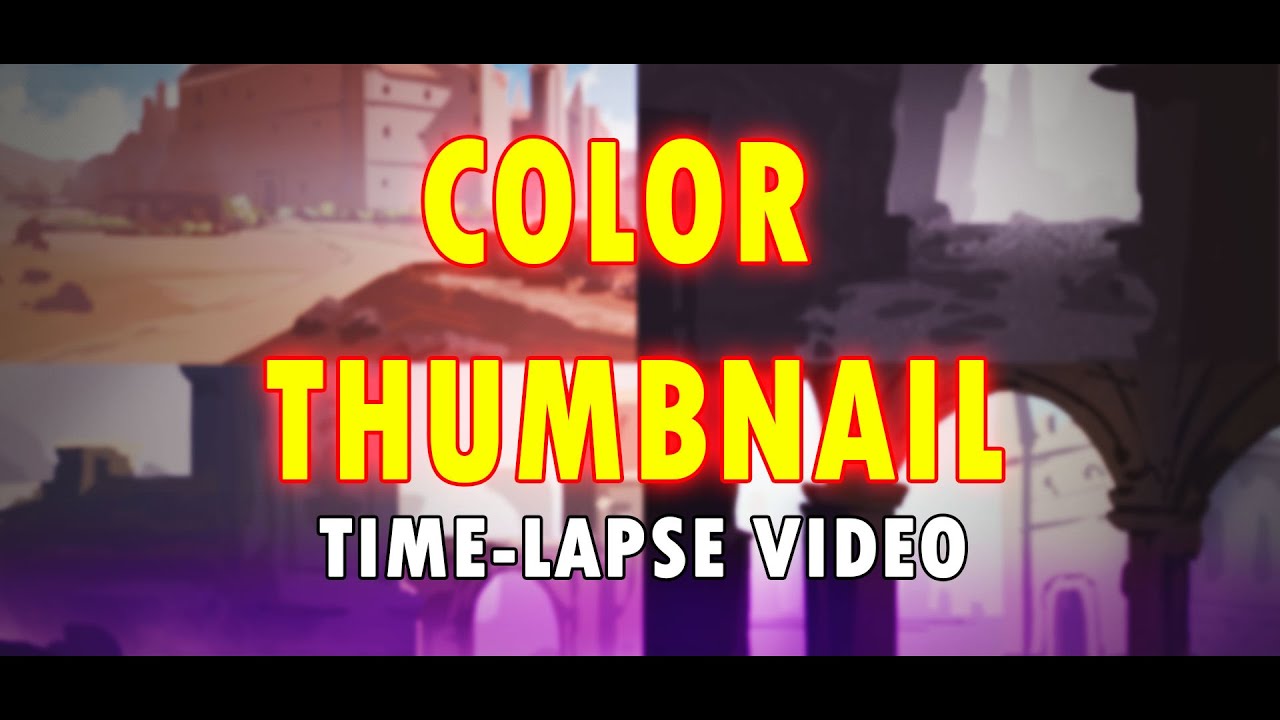 ENVIRONMENT DESIGN-- COLOR THUMBNAILS - TIME-LAPSE - YouTube
