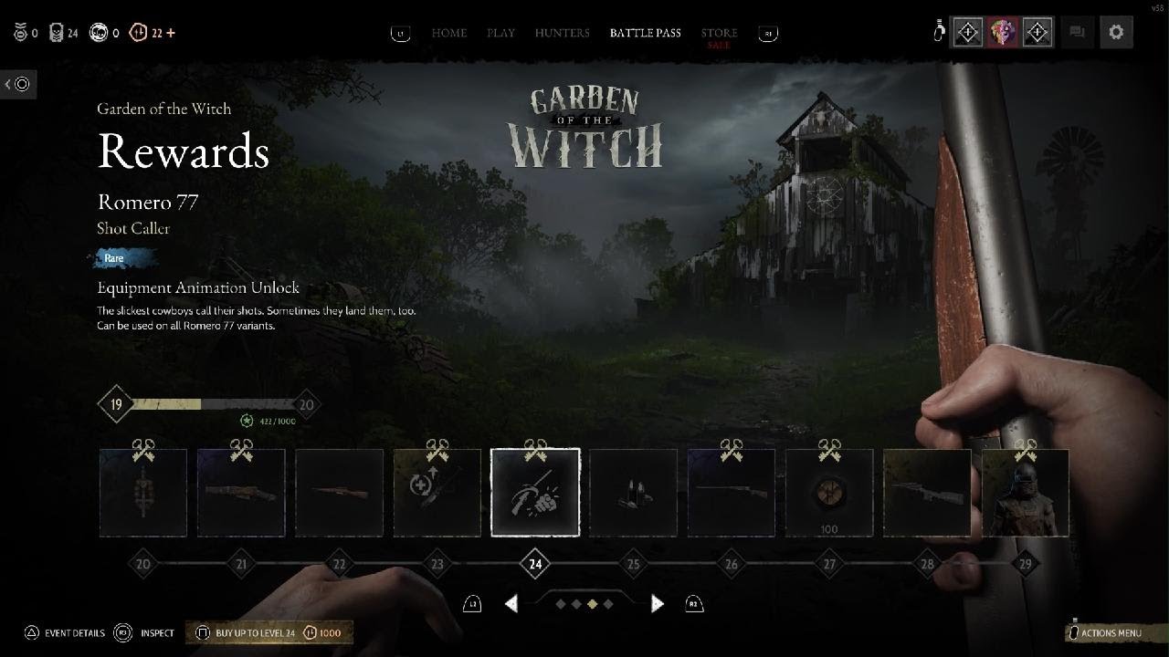 HUNT: SHOWDOWN 1896 Garden Of The Witch Battle Pass 👌🔥 - YouTube