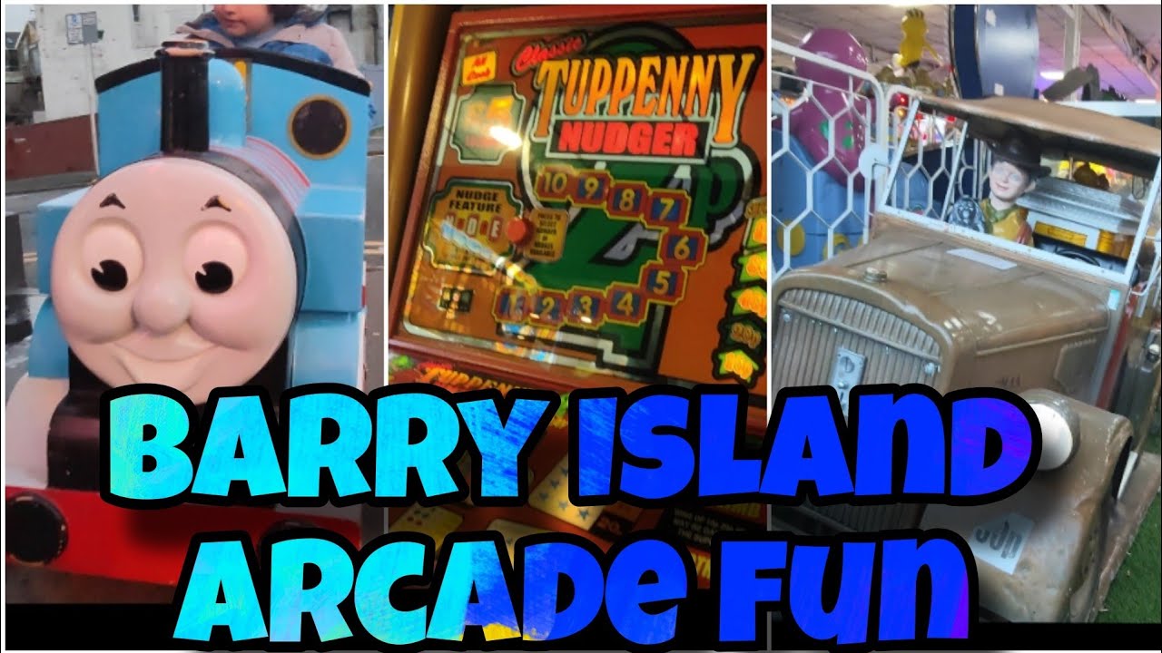 Barry Island vlog winter arcade fun - kiddie rides - YouTube