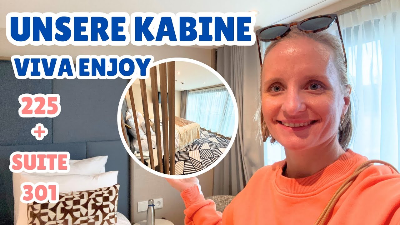 VIVA Enjoy | Kabinentour | 2 Bett Kabine + Suite | mit Kinderbett - YouTube