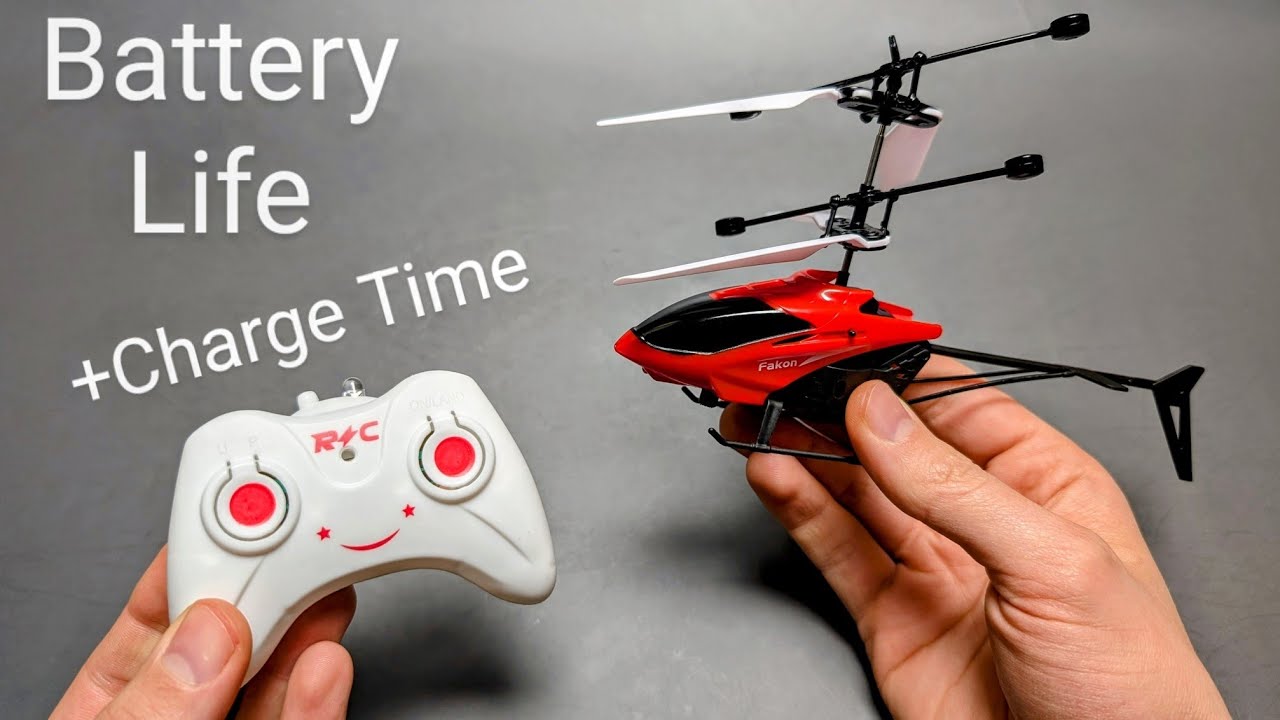 Mini RC Helicopter Battery Life + How Long it takes to Charge - YouTube
