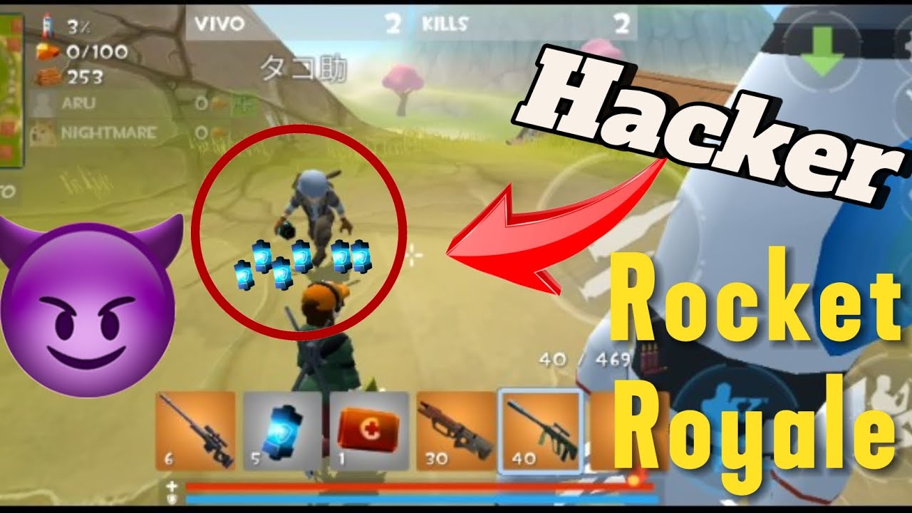 Rocket Royale, hacker infinito 9999 😱 - YouTube