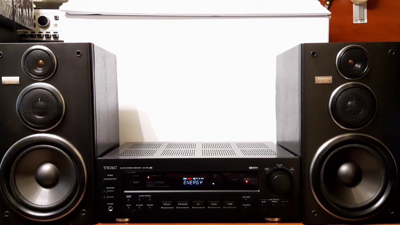 Teac AG 790E radio mode Technics SB CH900 - YouTube