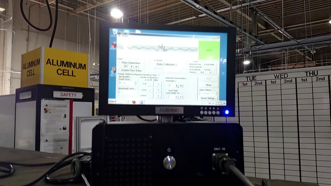 Aluminum Wire Defect Detection Bristol Industries. - YouTube