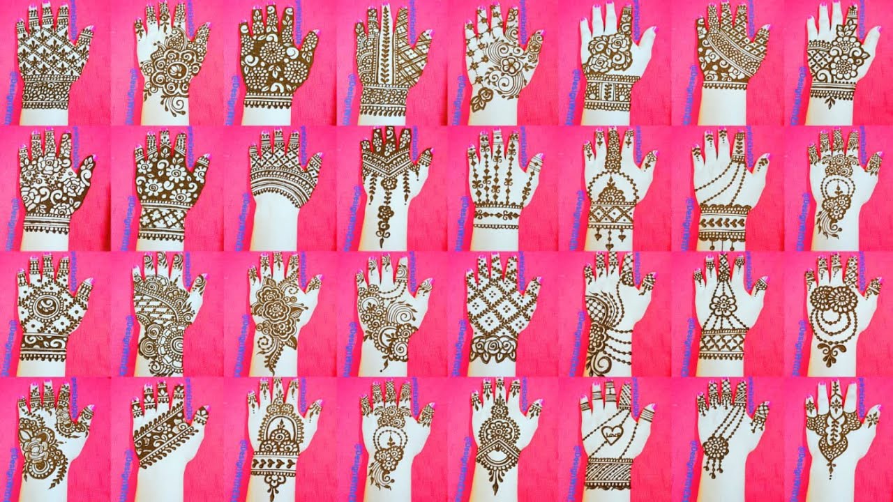 TV Actress Sargun Kaur Luthra | Preesha Mehndi Design | New Easy ...