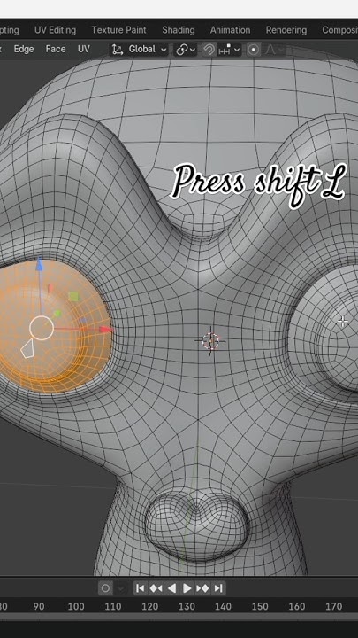 Blender Quick Tip: Select & Deselect Objects with L & Shift + L! #Shorts - YouTube