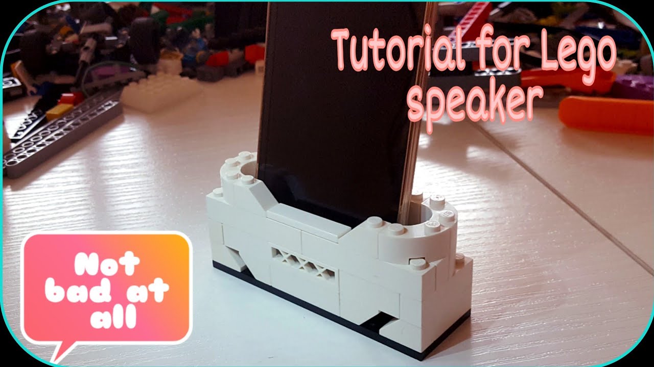 Simple Lego speaker for smartphones - YouTube