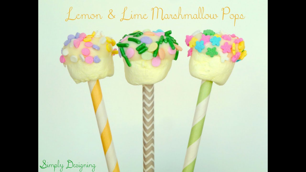 Spring Marshmallow Pops - YouTube