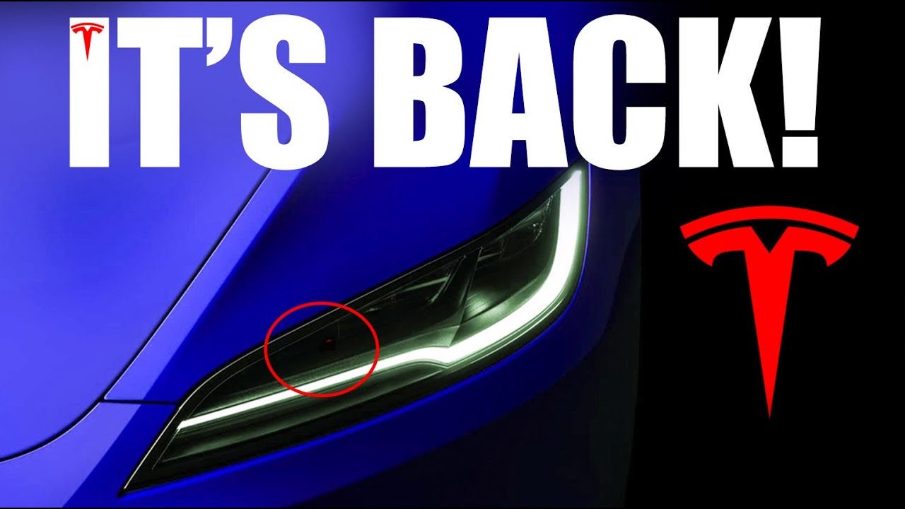 Tesla Model 3 Highland Front Bumper Camera Possibly Returning! - YouTube